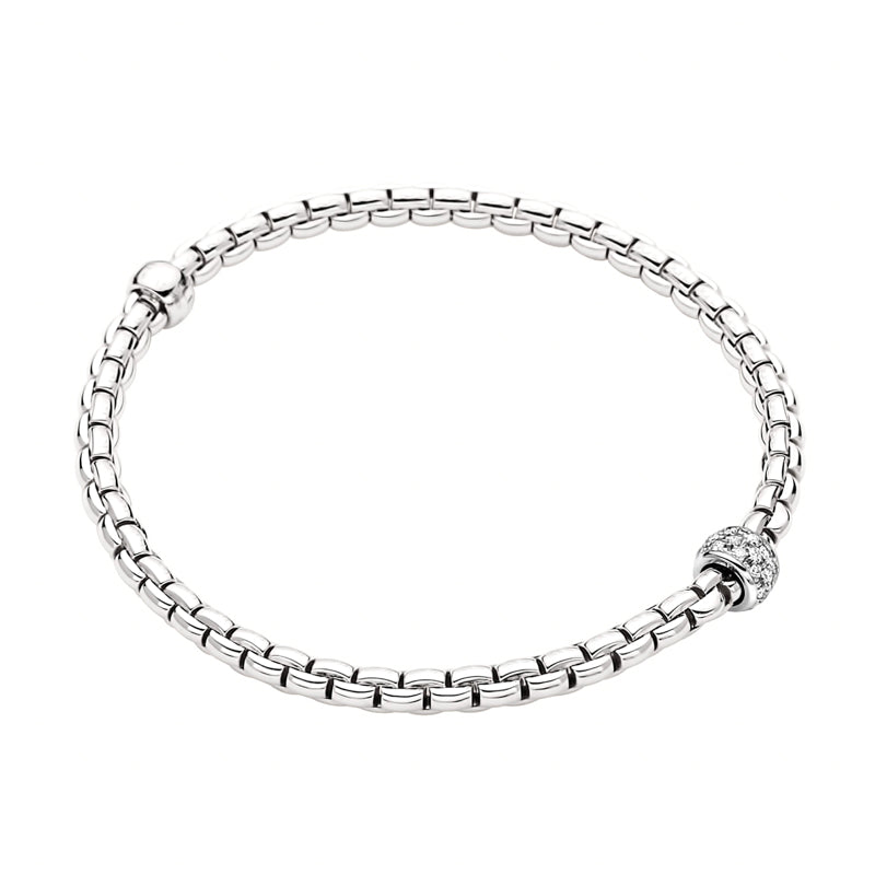FOPE Stretchy Pave Diamond Rondelle Bracelet – Landsberg Jewelers