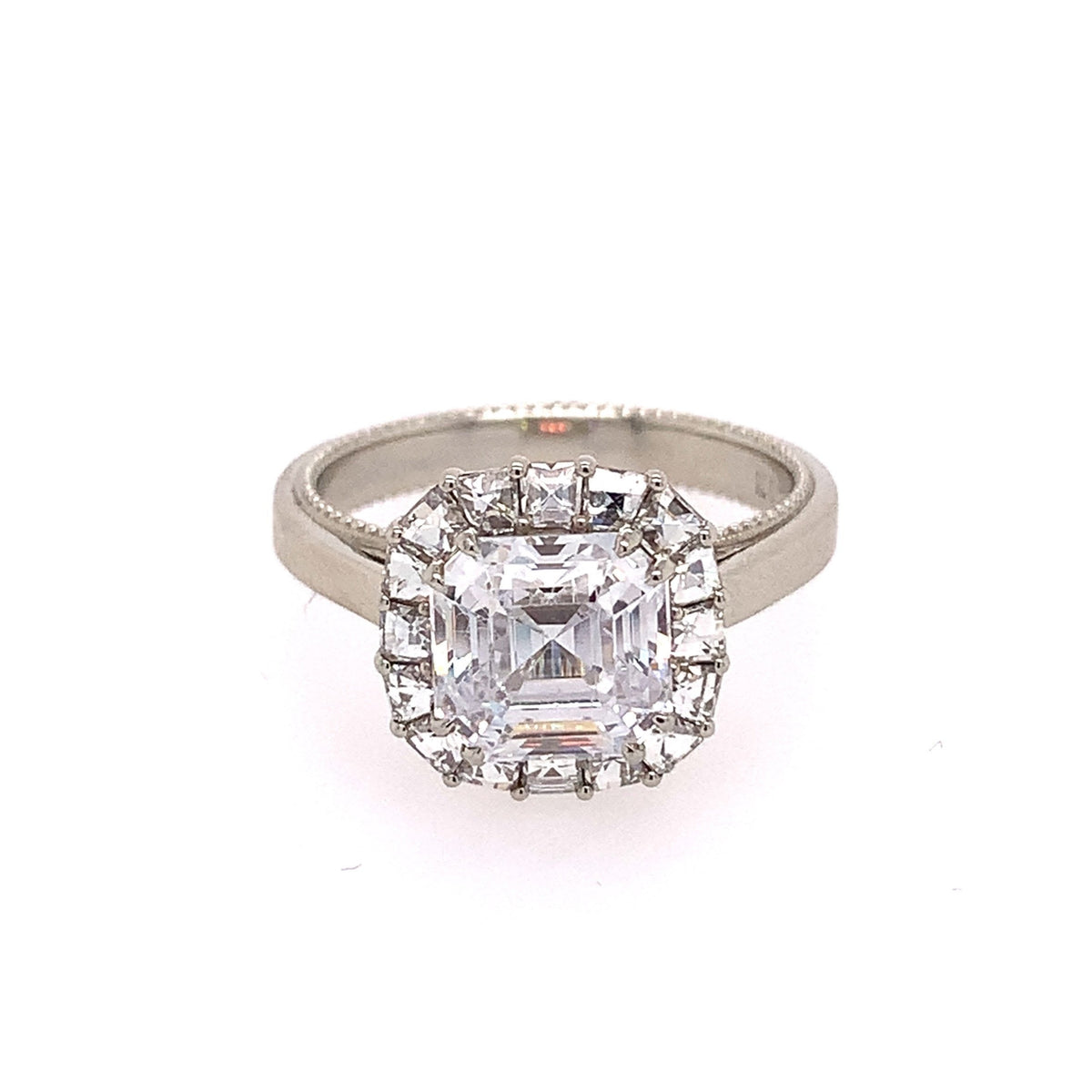 Bez Ambar 'Ring of Fire' Cushion Shape Engagement Ring – Landsberg Jewelers